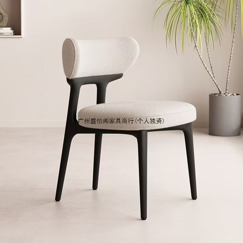 Стулья для кухни, стул кресло Берни букле, мягкий, со спинкой, обеденный, для гостиной