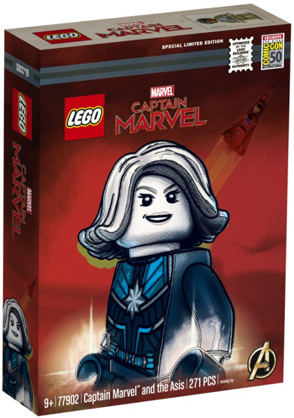 Конструктор LEGO Super Heroes 77902 San Diego Comic-Con 2019 Exclusive "Капитан Марвел и Асис", 261 дет.
