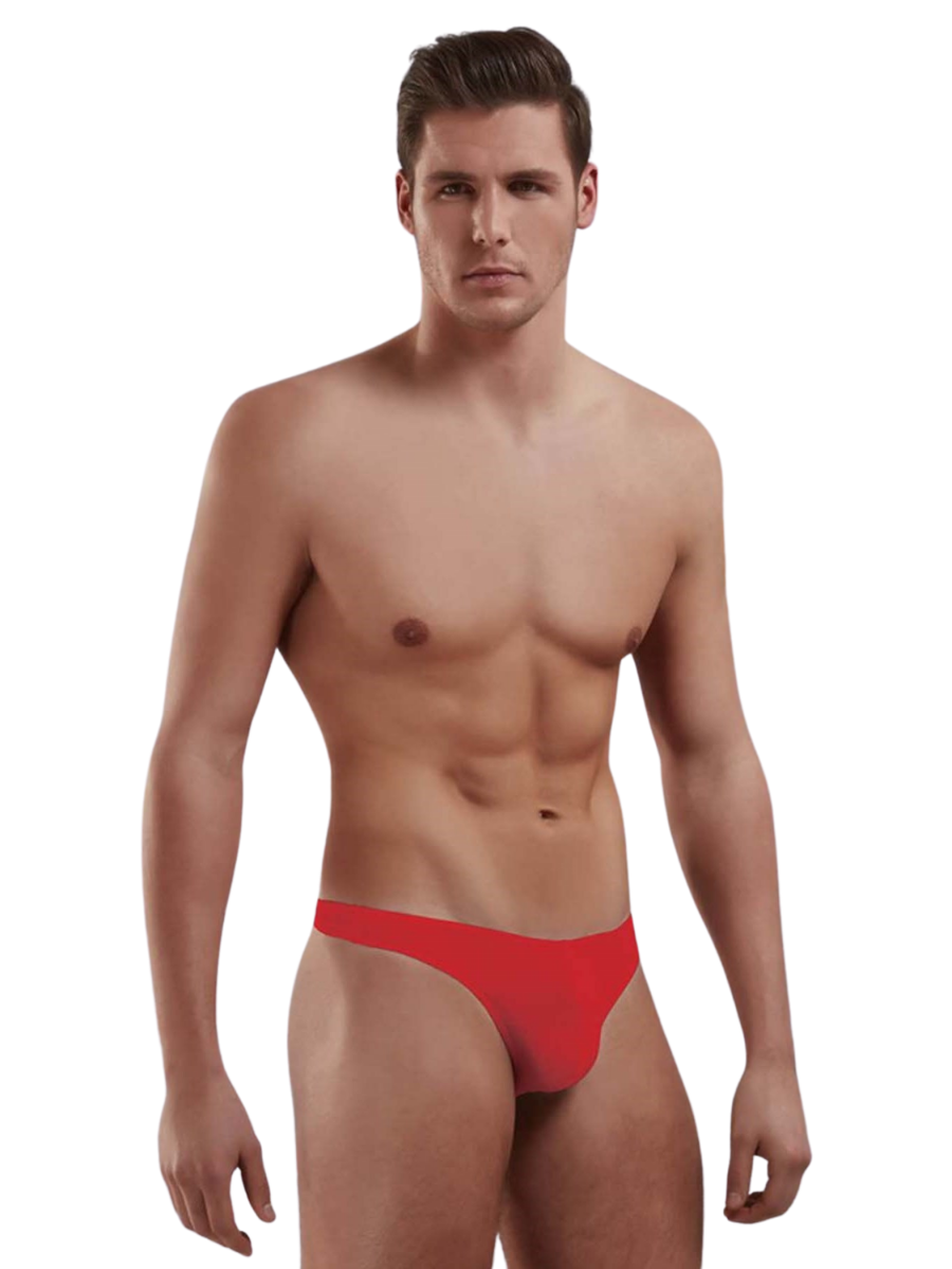 Мужские трусы тонги красные Doreanse 1280 модал/хлопок/эластан S (44)