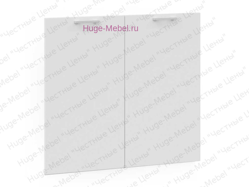 Кухонный фасад Ф-50 софт вайт (Катрин) Huge Mebel . Ширина 792 Высота 712. Кухонные фасады