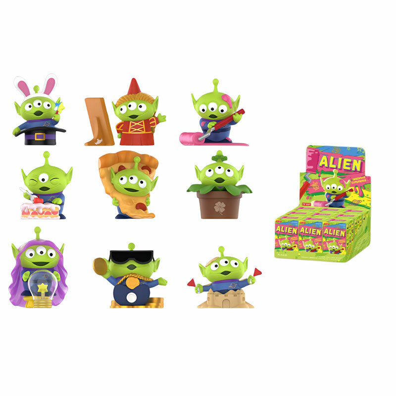 POP MART Disney Pixar Alien Immersive Experience Collection, унисекс, Full Box 9 Pcs (No Duplicates)