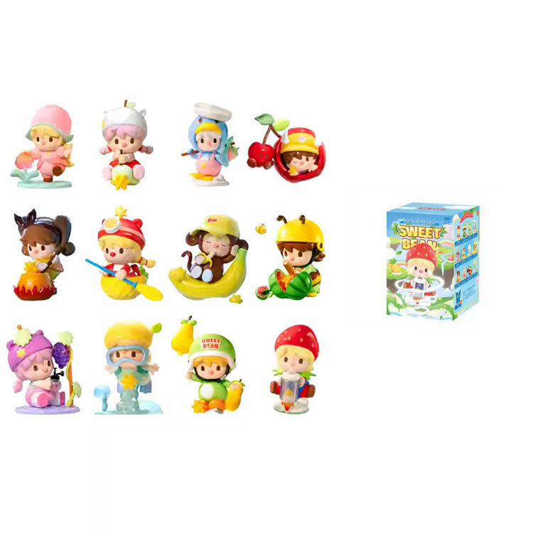Фигурка унисекс POP MART Little Sweet Bean Fruit Island Adventure Collection, Single Mystery Box (Random Pick)