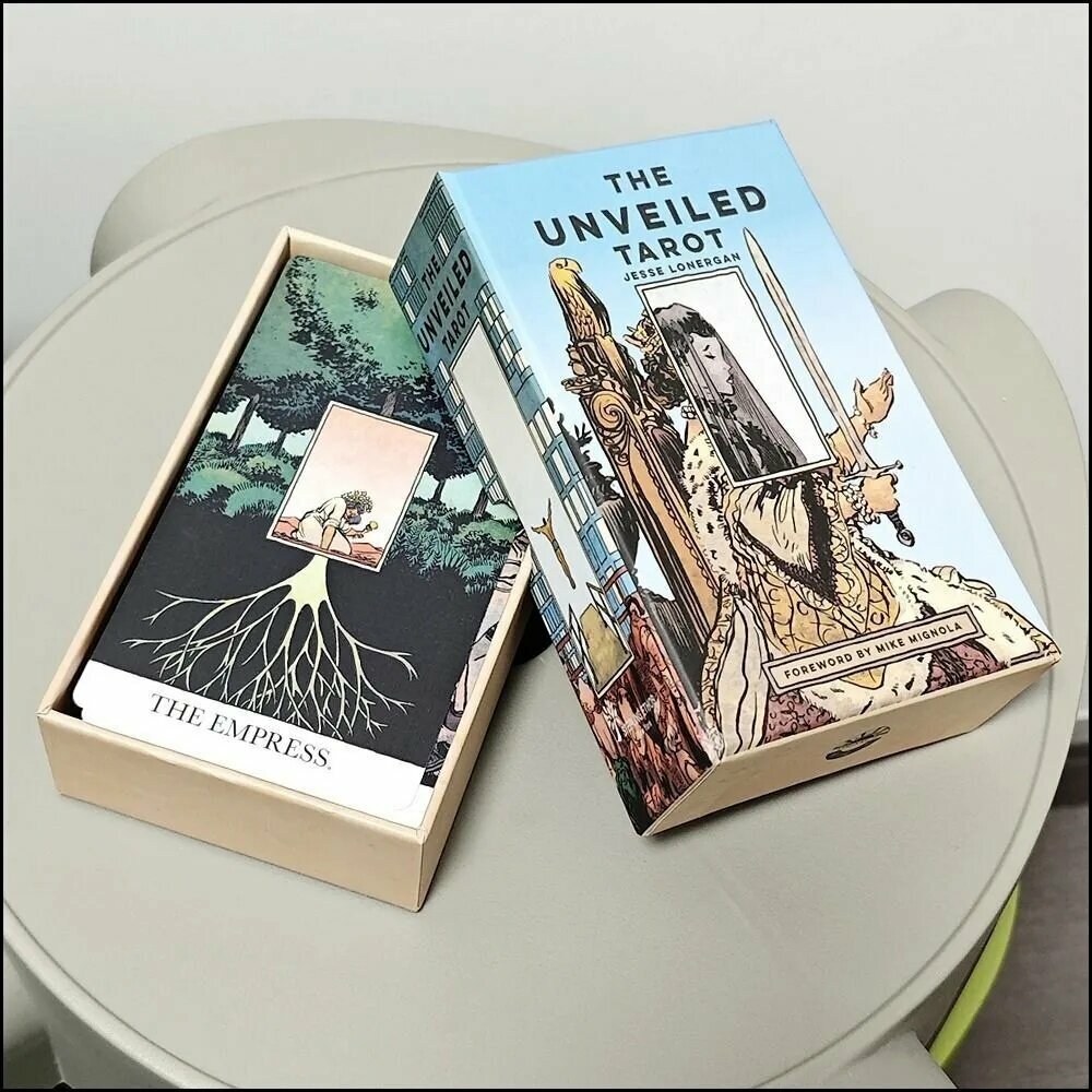 Карты Таро "The Unveiled Tarot", 9.7*6cm, 78 страниц.+2 специальные карты/TL010