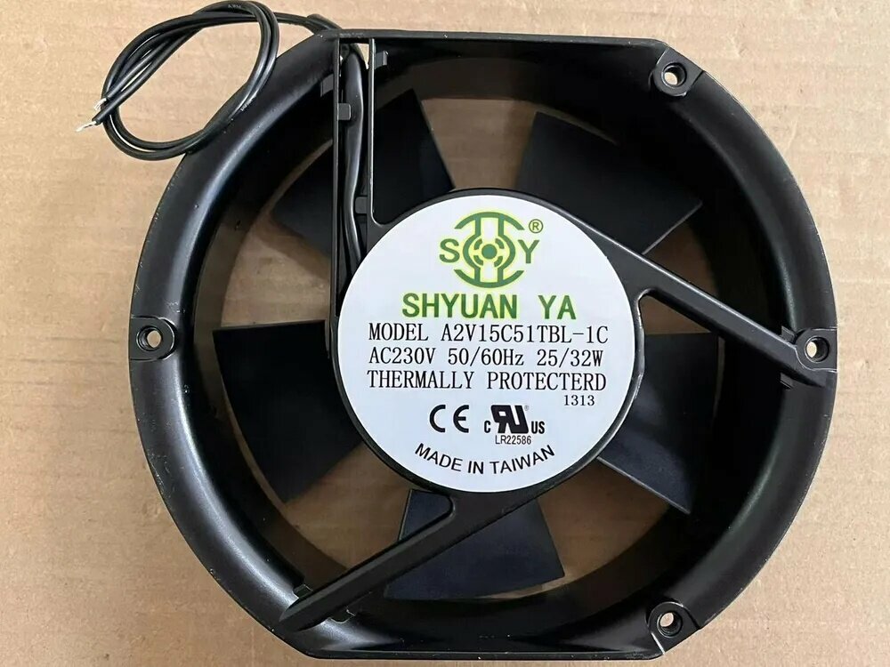SHYUAN YA A2V15C51TBL-1C 17251 230V 25 / 32W Инверторный осевой вентилятор охлаждения -