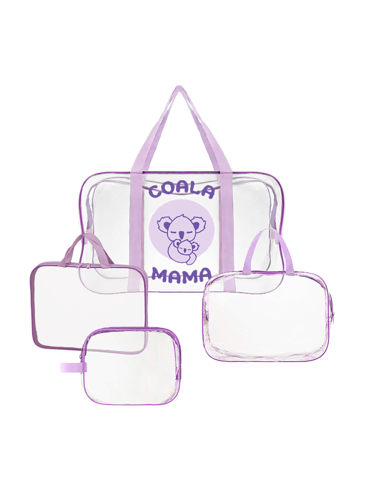Coala Mama Набор сумок 3+1 в роддом Coala Mama цвет Light Violet