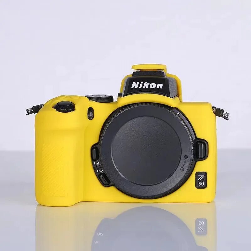 Защитный силиконовый чехол для фотоаппарата Nikon Z50 ультра-тонкая полимерная из мягкого качественного силикона