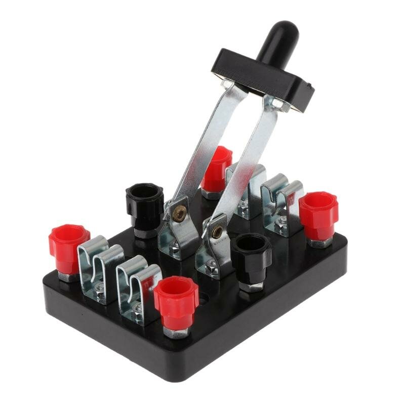 Двухполюсный переключатель с двойным броском, Черный