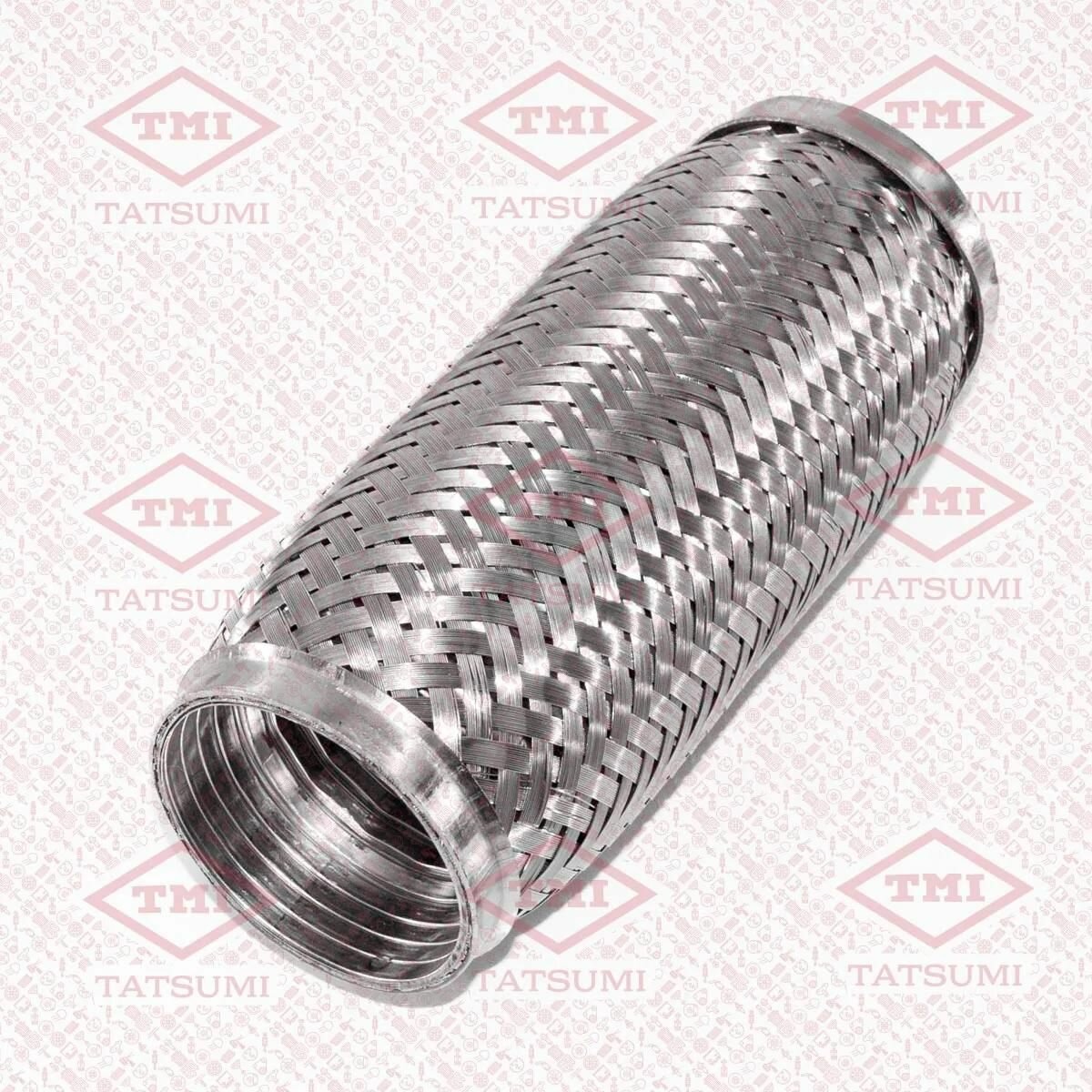 Труба гофрированная TATSUMI с внутренним металлорукавом, без патрубков, 65х200 мм, interlock (TKB1034)
