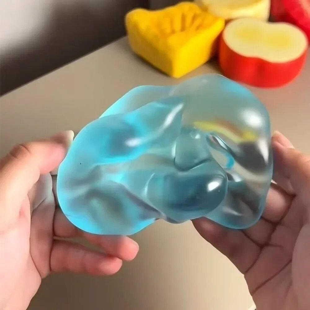 Синие сжимаемые игрушки Squishy Toys Голубой, Blue