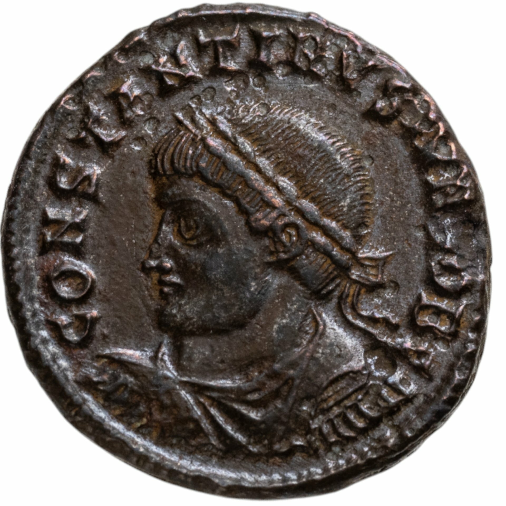 Римская империя, Константин II, 317-340 годы, Нуммий , Медь, в сохранности XF