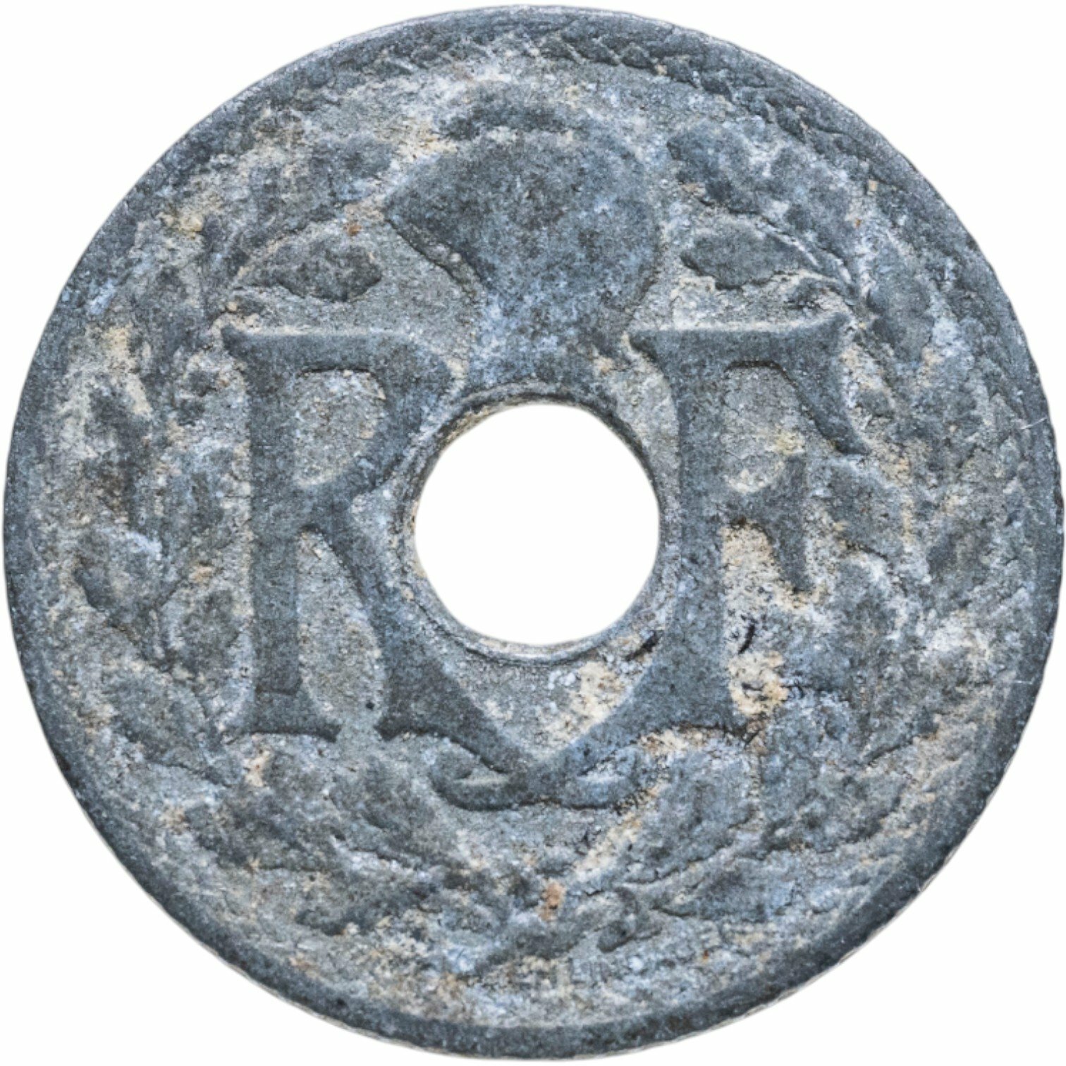 Франция 10 сантимов centimes 1941, Цинк, в сохранности VF-XF