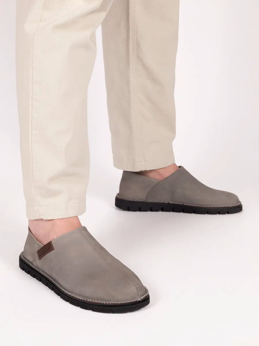 Туфли Босоногие сабо кожаные 