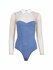 Боди бельевое Fleur du Mal Collared dotted tulle bodysuit, размер 46