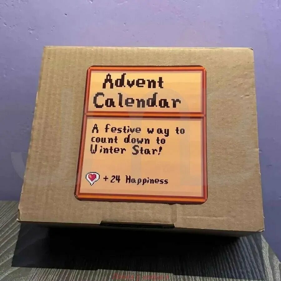 Новый Рождественский Адвент-календарь Stardew Valley На 2024 Год