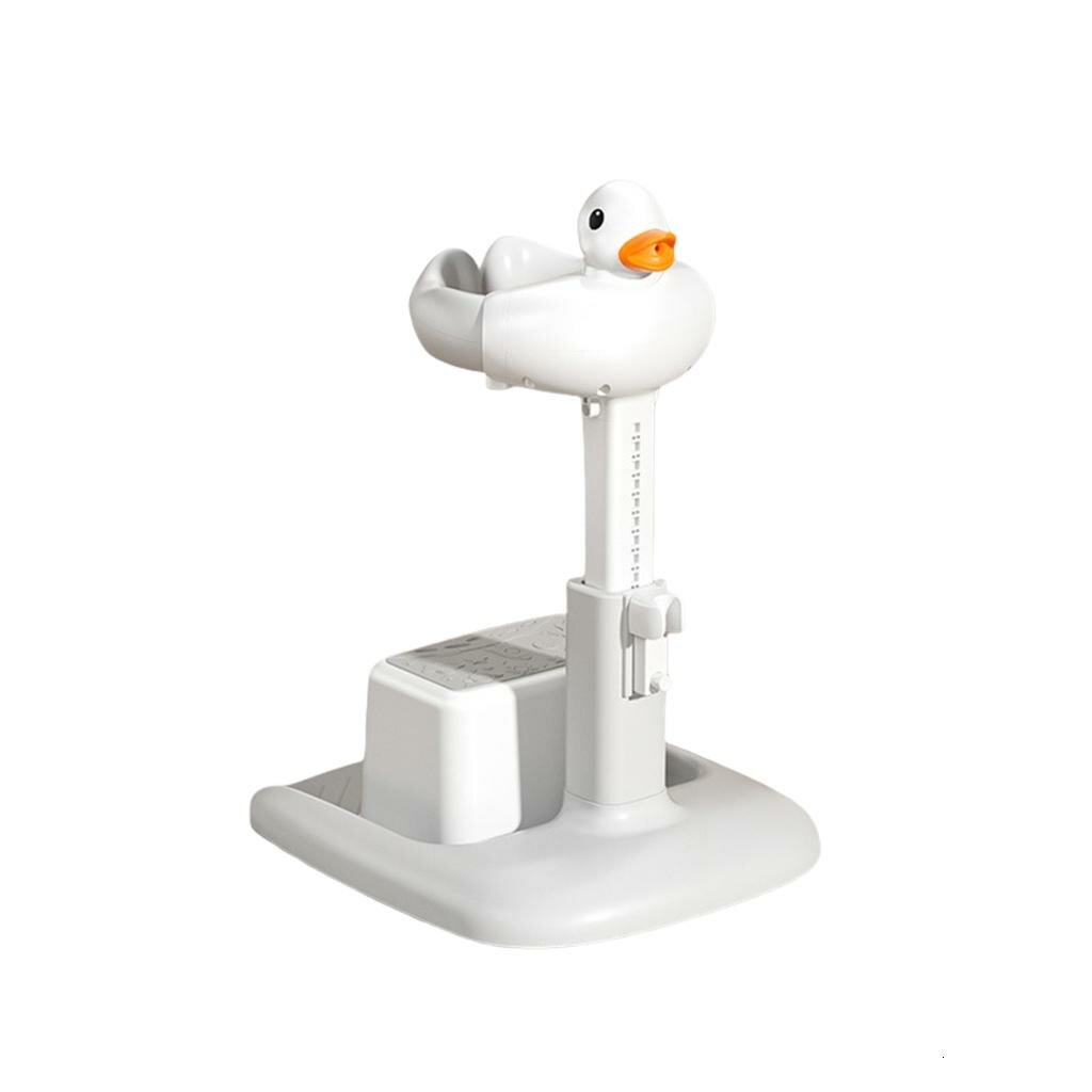 Детская складная ванночка-стульчик для купания, 6+ месяцев, Серый со скамейкой