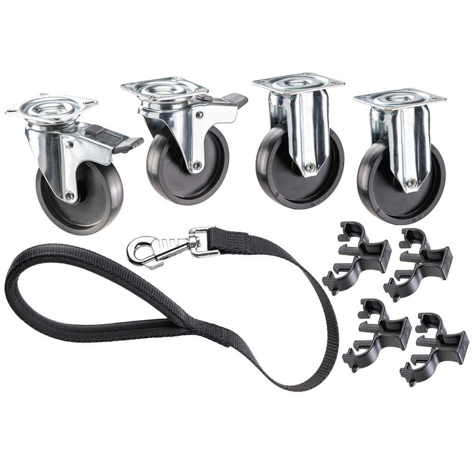 Комплект колес для переносок CLIPPER 4-5-6-7, черный (арт. 93411000)