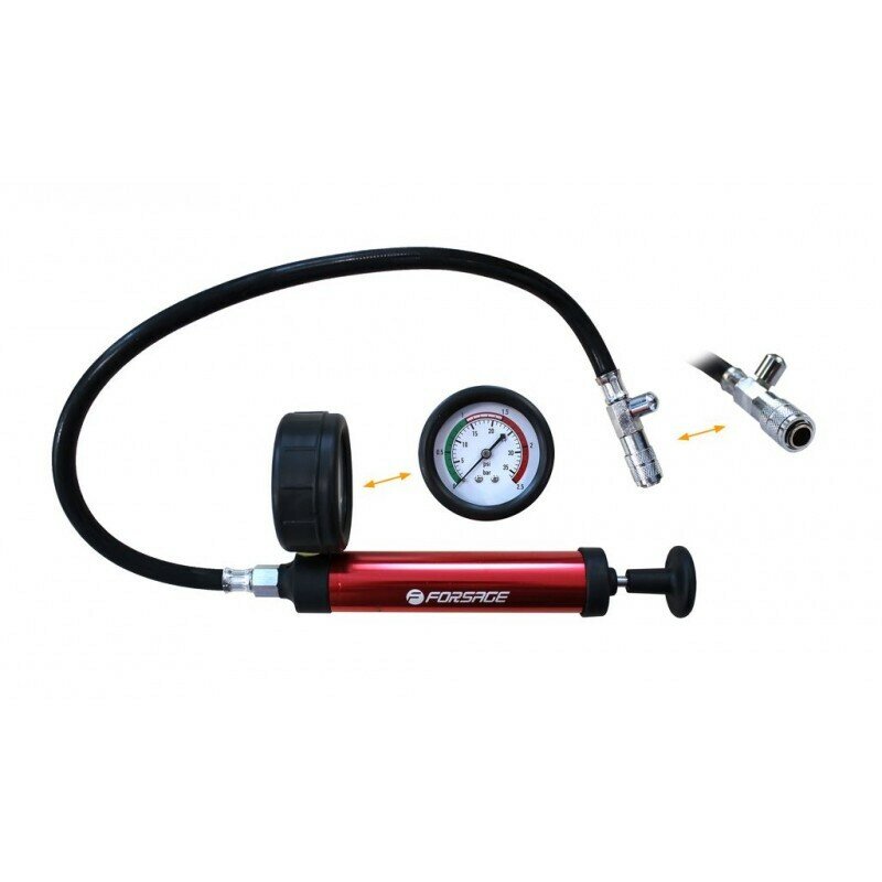 Насос ручной с манометром для тестирования герметичности систем охлаждения для набора F-922G1