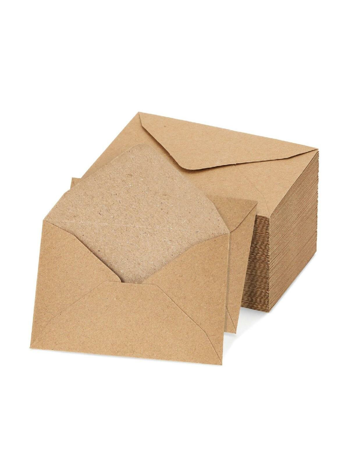 60 Штук Ретро Пустых конвертов Бумажные Конверты Пригласительные конверты