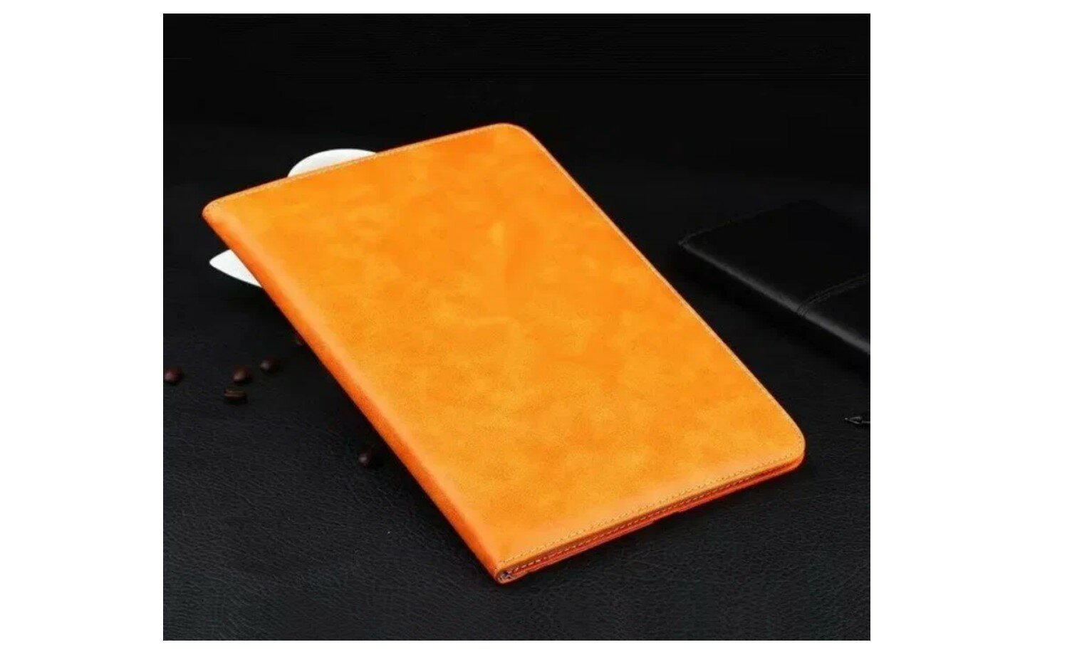 Чехол-обложка MyPads для Apple iPad 9.7 (2017) и Apple iPad 9.7 (2018) - с визитницей и держателем для руки оранжевый
