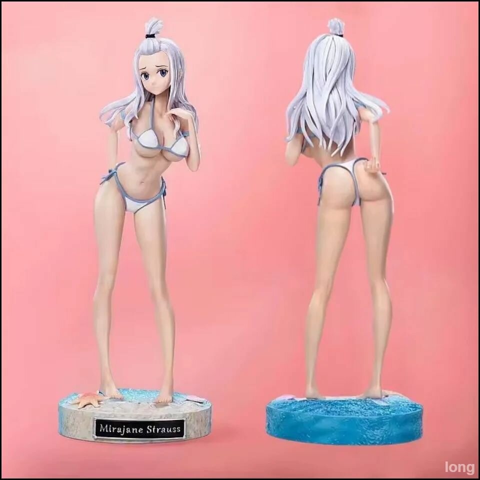 Фигурка аниме 18+ сексуальная девушка (Fairy Tail Mirajane Strauss Swimsuit Sexy Anime Girl Figure)27cm-пакет