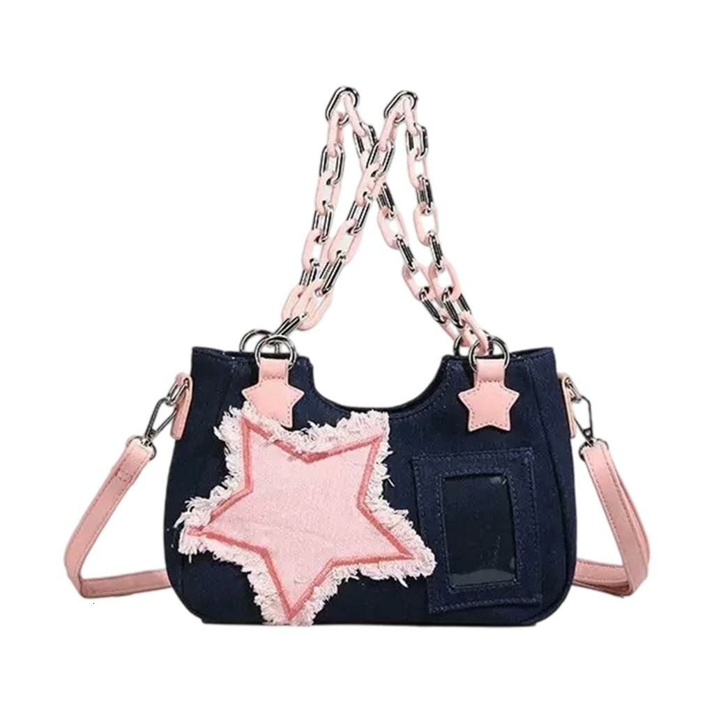 Модные джинсовые сумки через плечо, легкая сумочка для подмышек, практичная сумка на плечо для ежедневного использования, многоцелевые вечерние сумки