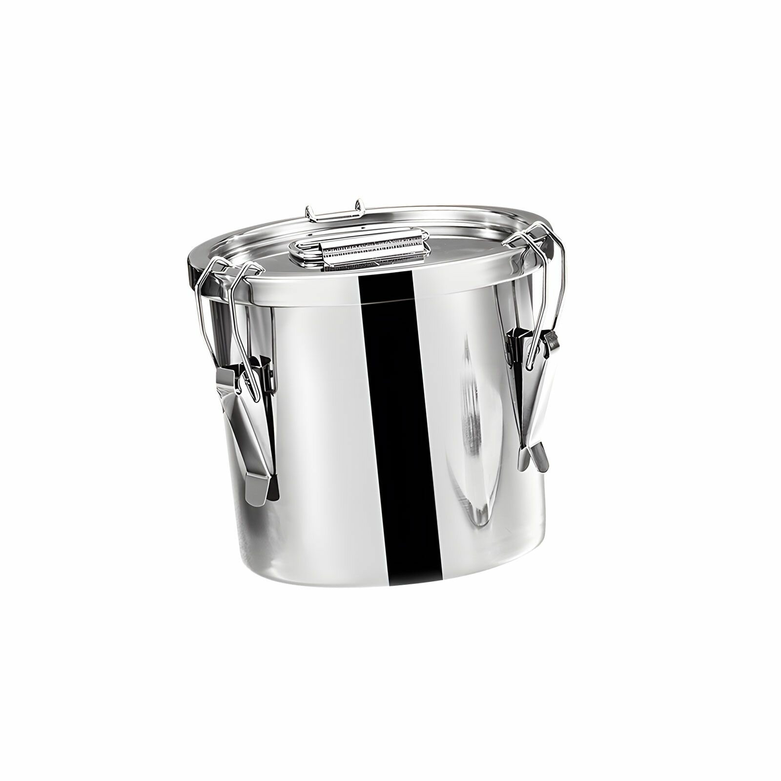 6-литровый герметичный контейнер для хранения продуктов из пищевой нержавеющей стали 304 с 3-х ступенчатой защитой