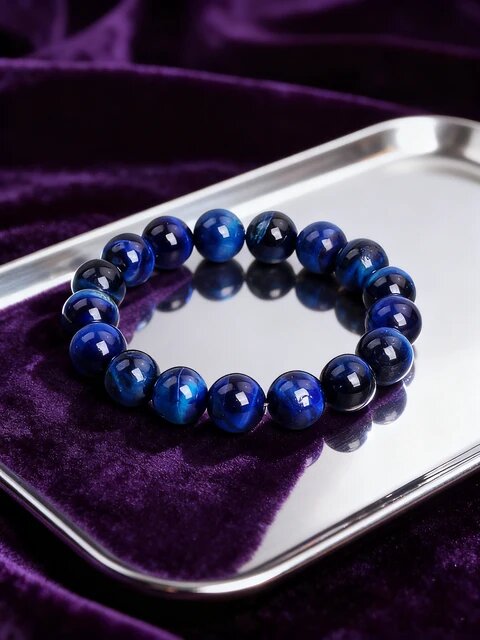 Браслет из красного тигрового глаза, натуральные каменные бусины, амулет для энергетического и духовного исцеления, защита от пороков, ручная работа, подходит как для мужчин, так и для женщин.