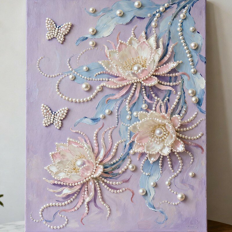 Солнечный цветок DIY Жемчужная живопись Ручная работа Креативный свежий исцеляющий цветочный подарок для друзей и лучших подруг Декоративная живопись