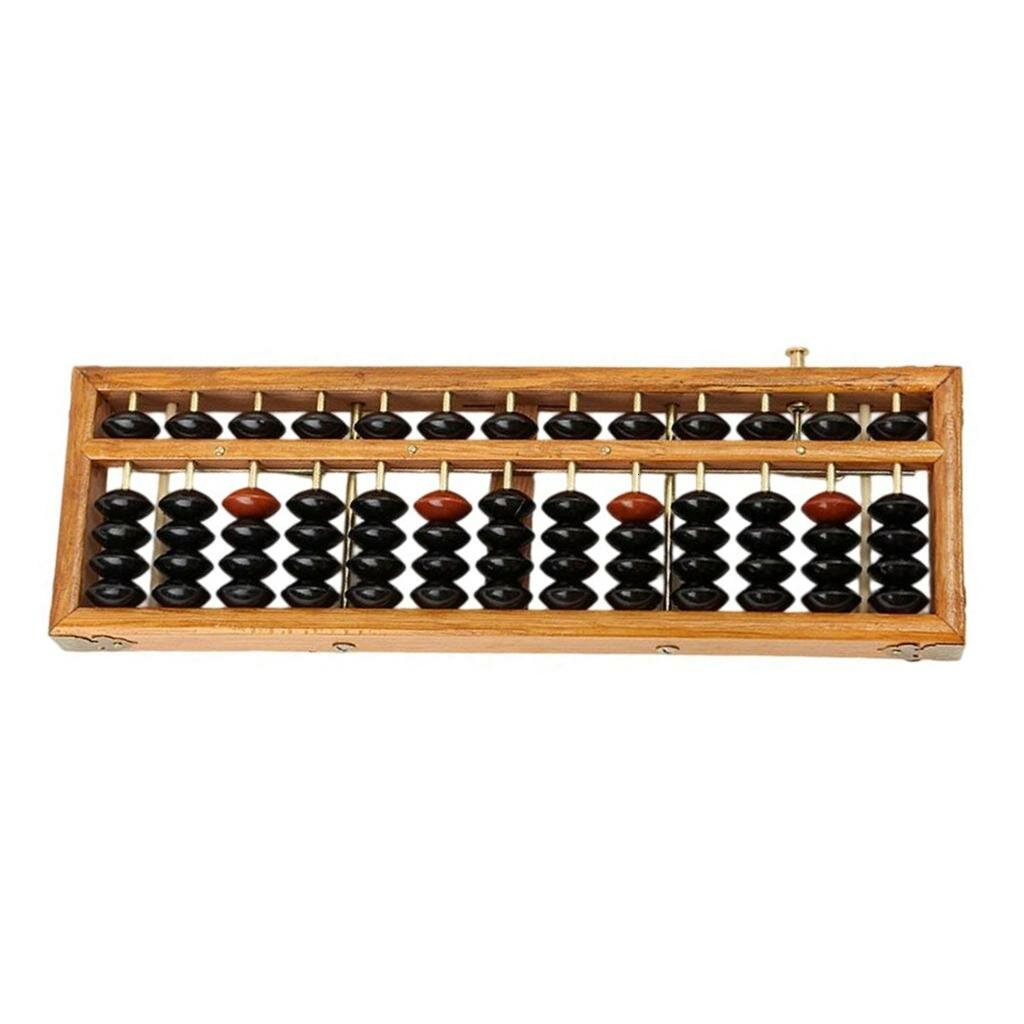 Детский обучающий абак с 13 цветными рядами