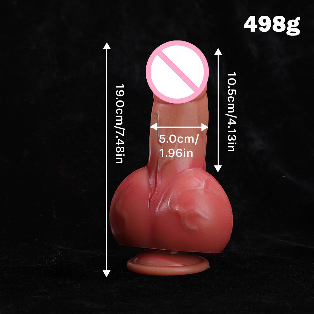 Жидкий силиконовый симулятор короткий и толстый фаллический ребра для макияжа имитация поддельного пениса для ношения