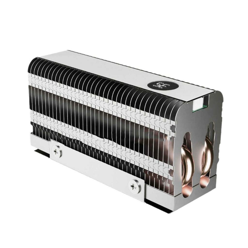 Система охлаждения с двойной медной трубкой для M.2 2280 SSD