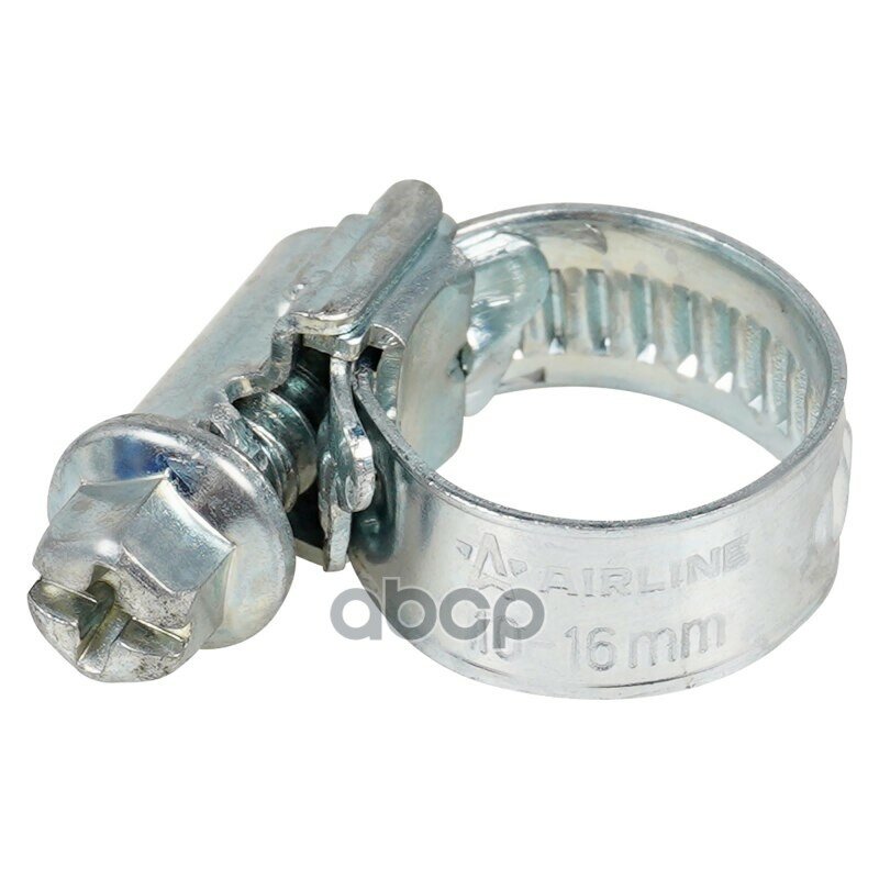 Хомут Airline червячный 10-18/9мм W1 оцин. усиленный AIRLINE арт. AHCSZ02