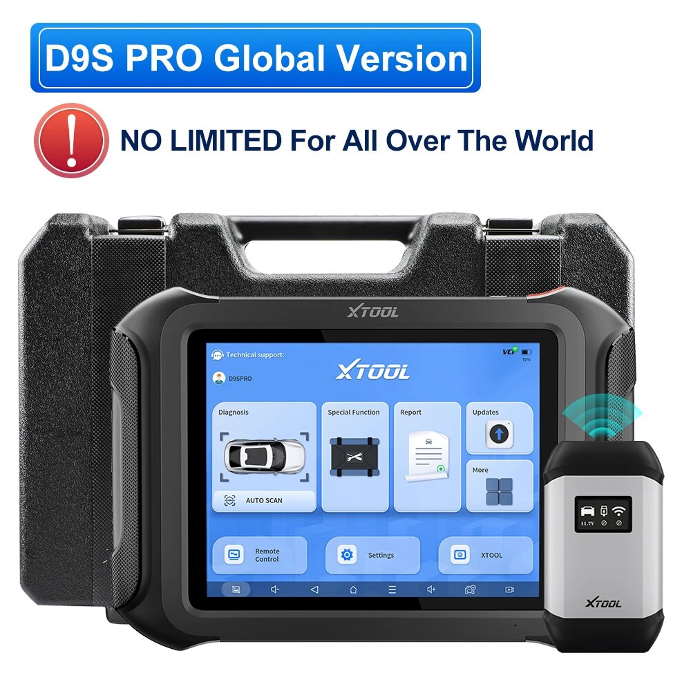 XTOOL D9S PRO Global Bluetooth-сканер для авто