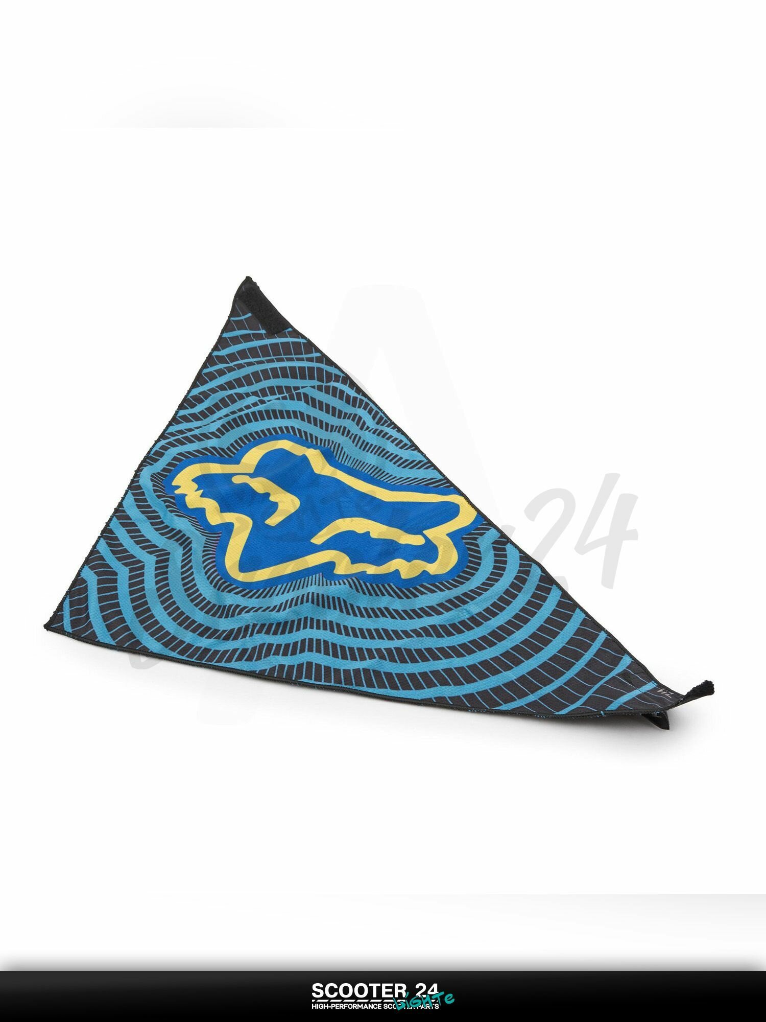 Бандана универсальная для мотоцикла / скутера / мопеда и другой мототехники (FOX, черная, mod: WL-ED005) "KML"