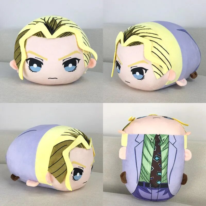Мягкие Игрушки Аниме Невероятное приключение ДжоДжо Йошикагэ Кира ; JoJo no Kimyou na Bouken (TV) Kira Yoshikage плюшевые игрушки 20*14*12cm