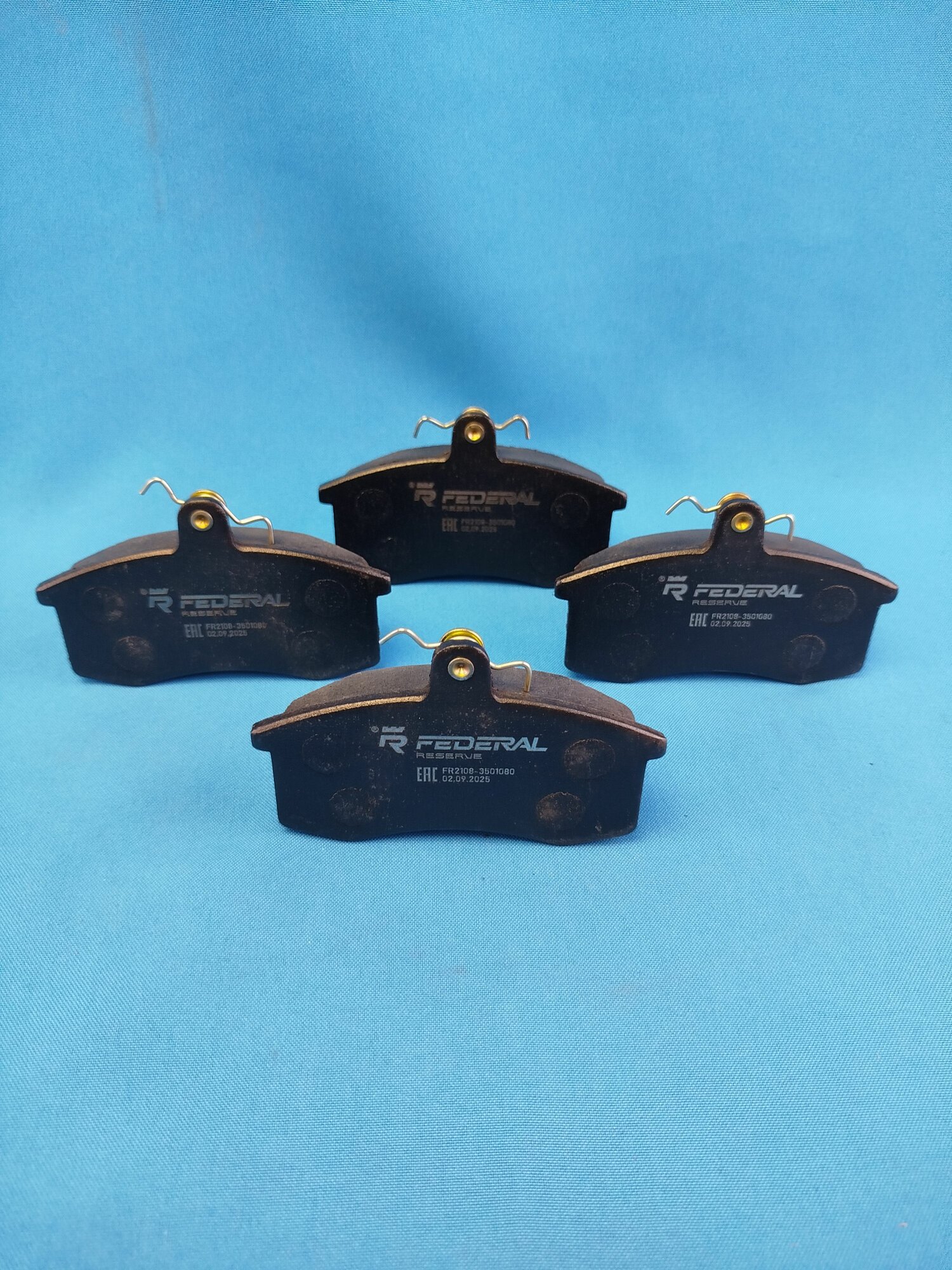 Колодки переднего тормоза "Federal Reserve" для автомобилей ВАЗ 2108-15, Калина, Приора, Гранта