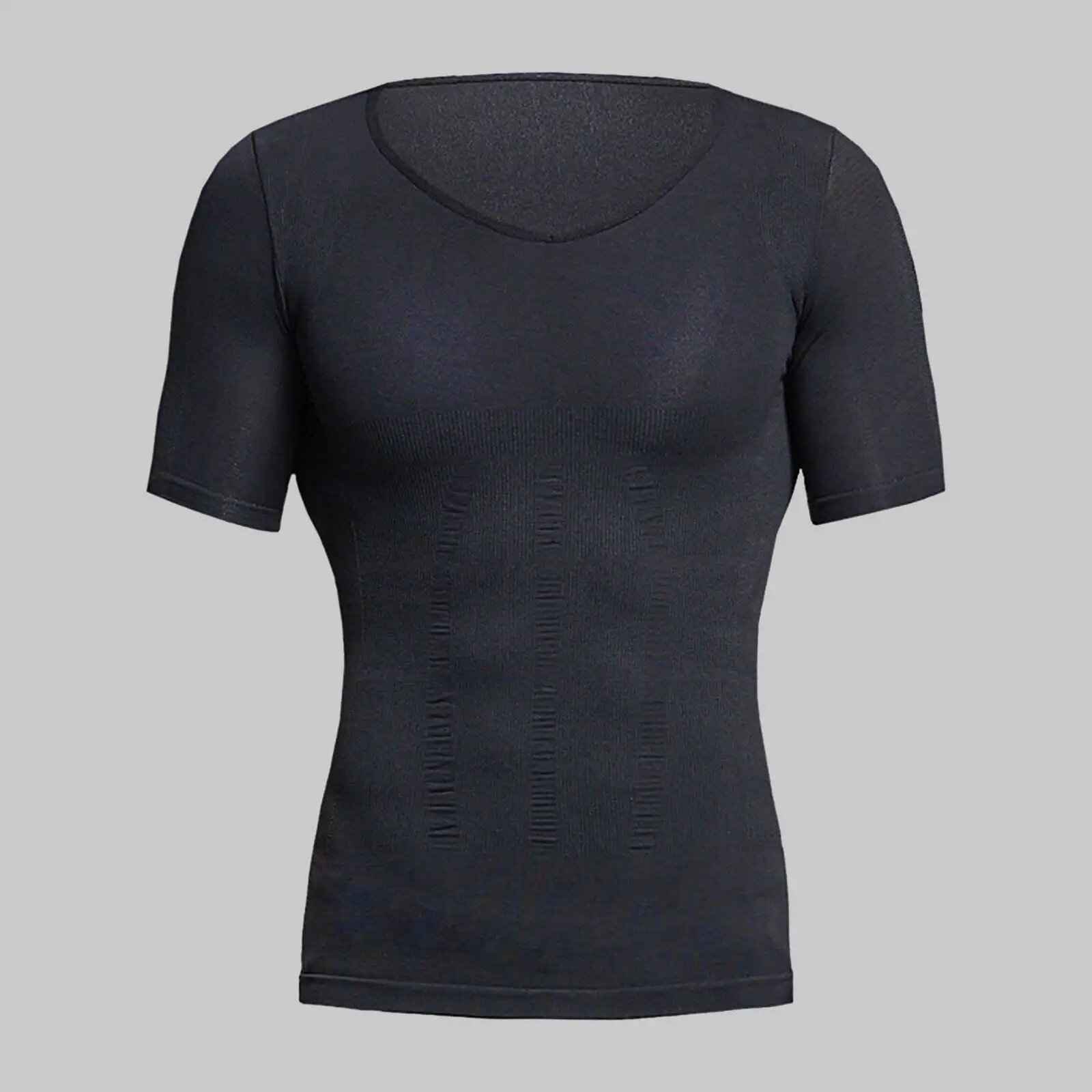 Мужская компрессионная майка ZOMAXIUJEE полиэстер Черный, L, Black