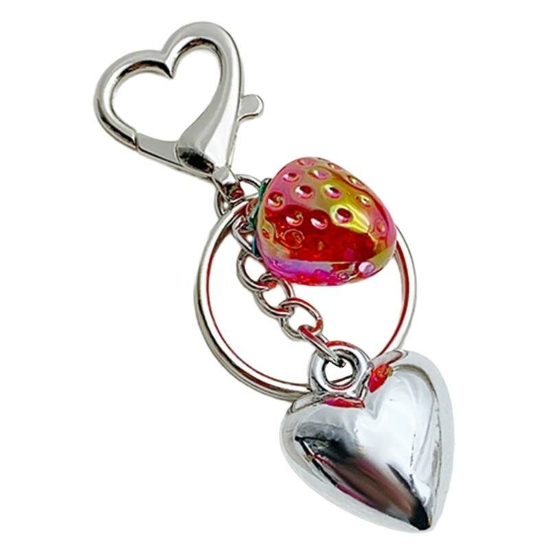 Подвеска-сердце «Клубника/Помидор», Клубничный