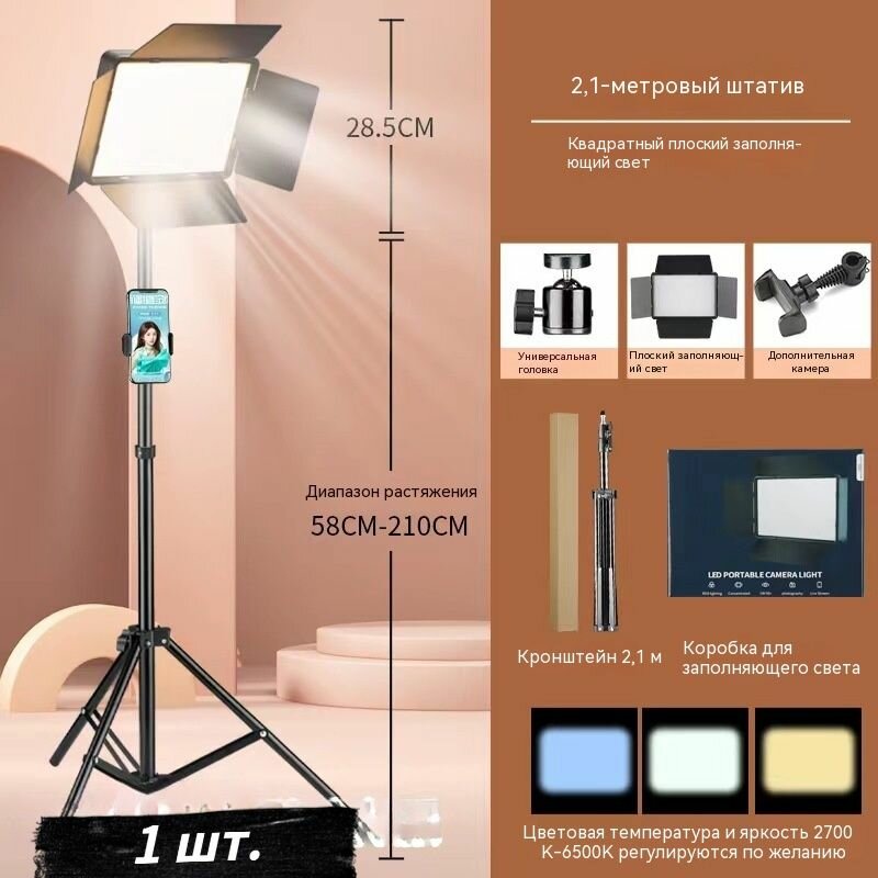 Видеосвет / свет для съемки / видеосвет с штативом10-дюймовая лампочка