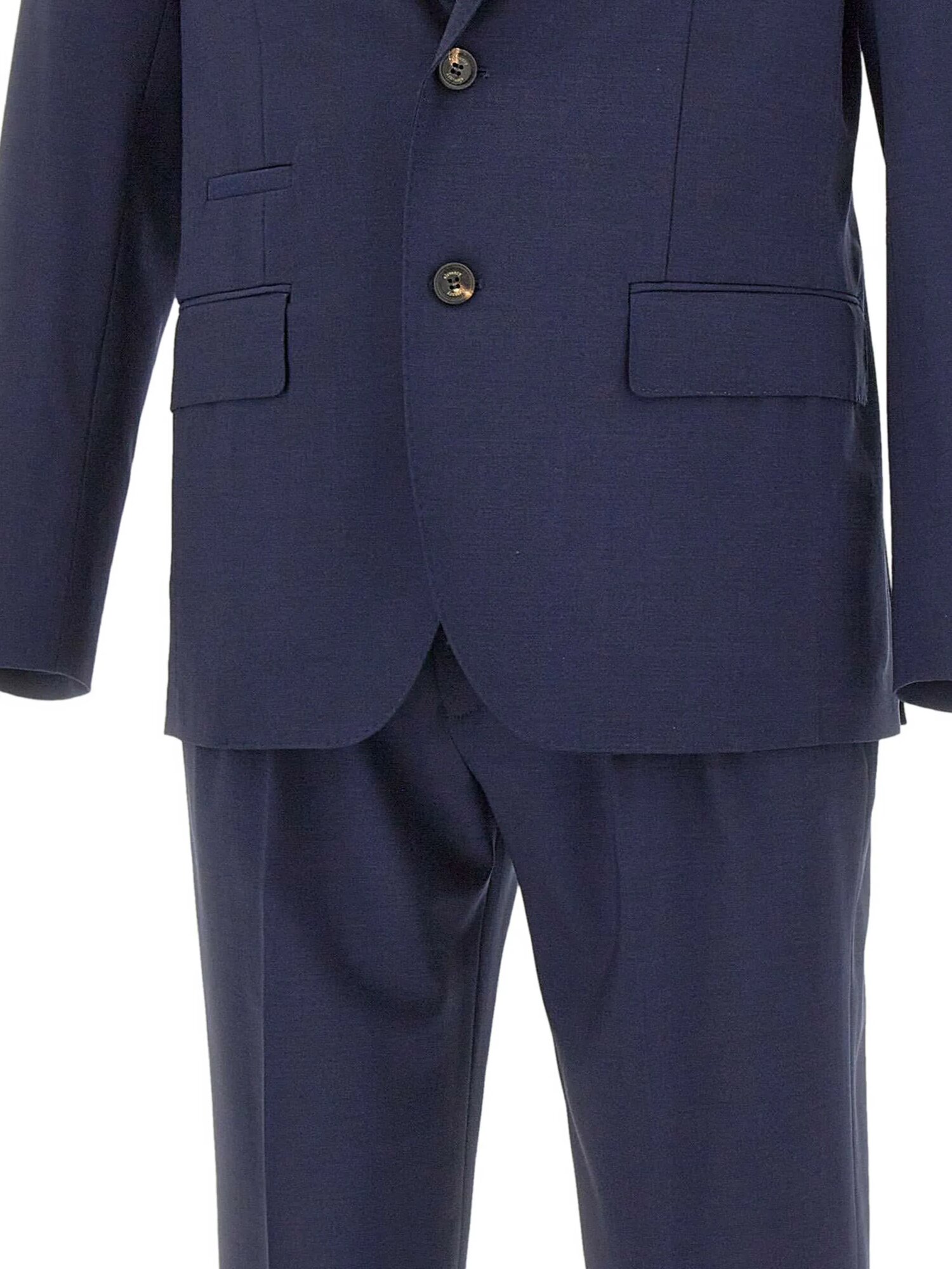 Комбинезон Eleventy Flap-pockets wool suit, размер 54, синий — фото 1