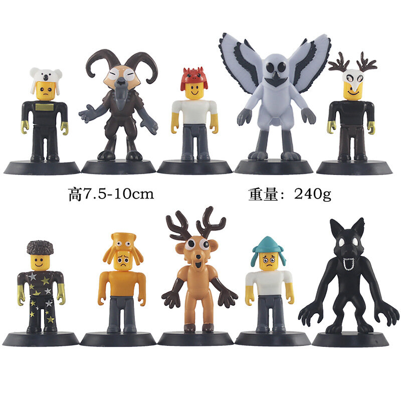 Кросс-бордер новый продукт 3-3.5inch Виртуальный мир выживания в лесу 99 ночей Фигура 10 моделей Слепой пакет Дисплейная коробка