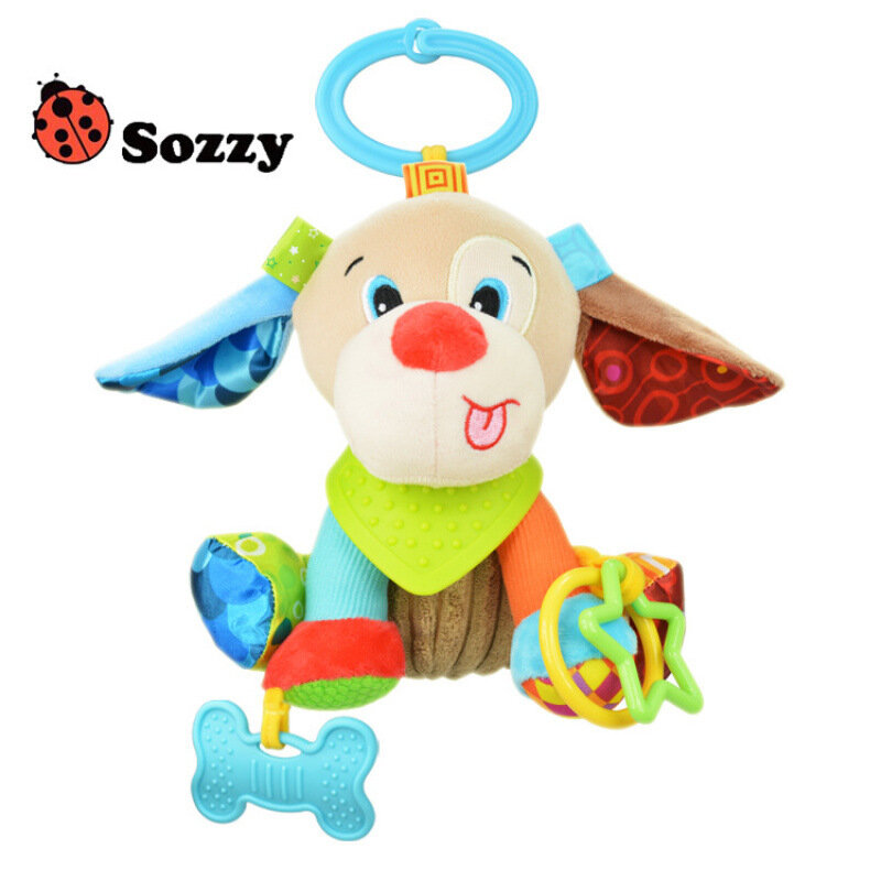 SOZZY Игрушка для новорожденных, успокаивающая, развивающая, подвесная кукла, обнимающая кукла, плюшевая игрушка для младенцев 0-лет