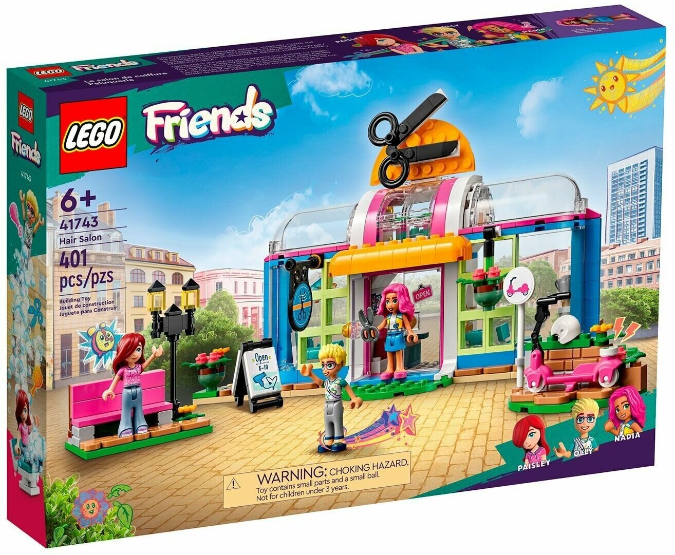 Конструктор LEGO Friends Парикмахерская, 401 деталь, 6+, 41743