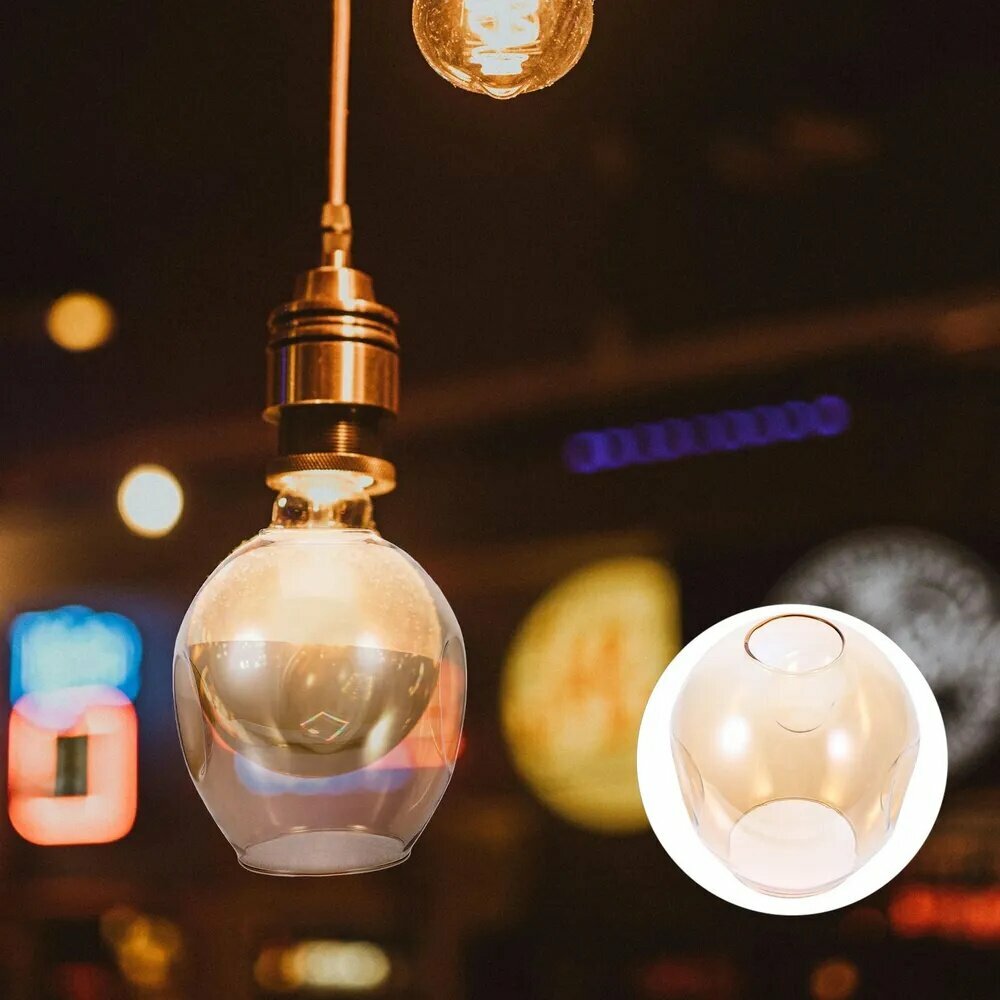 Стеклянный Потолочный Абажур, Для Оформления Интерьера, Из Стекла, 1 Штука