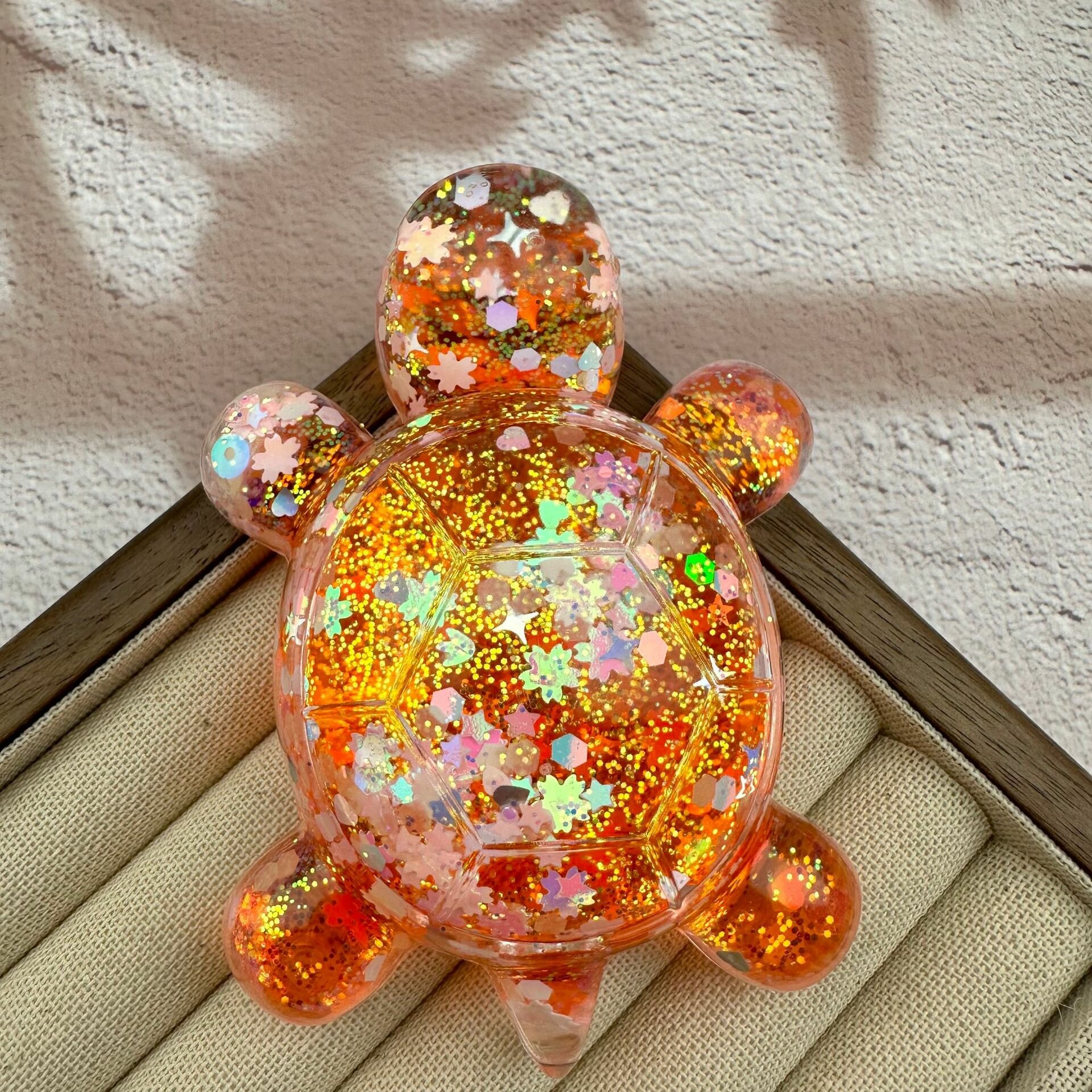 Светящаяся взрывная бусина, модель песка, морская звезда, черепаха, популярный товар на TikTok, большой размер, декор для автомобиля и офиса, DIY игрушка