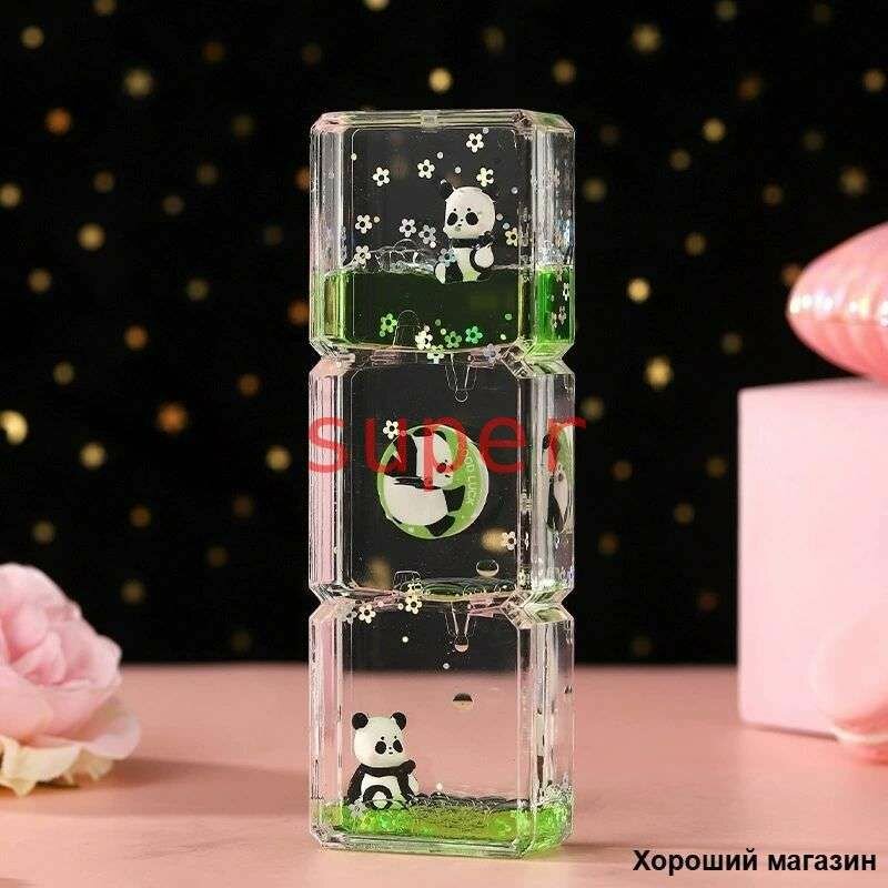 Жидкая панда-антистресс, успокаивающий релаксант, Гелевые песочные часы, Игрушки-антистрессУкрашение рабочего стола