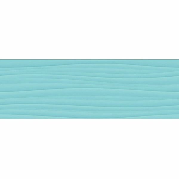 Gracia Ceramica Плитка Marella turquoise 01 бирюзовый глянц 30x90 10 мм арт. 010101004969 (цена за 1.35 м2)