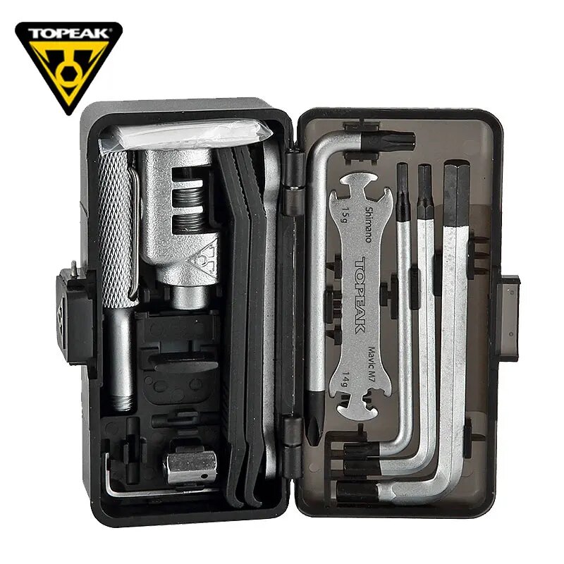 Набор инструментов для ремонта велосипедов Topeak TT2543, коробка передач для выживания, портативный инструмент для езды на велосипеде, дорожные технические комплекты, инструменты для горных велосипедов