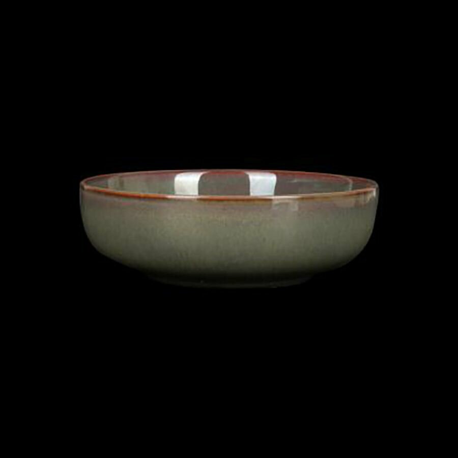 Салатник Corone Gourmet Color Klen, фарфор, 17см, зеленый/коричневый, 1шт