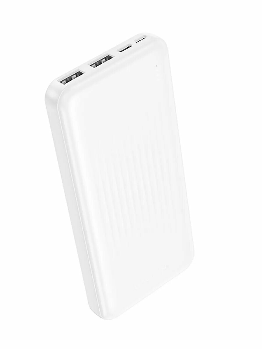 Внешний аккумулятор Borofone BJ78 10000mAh, белый / повербанк для смартфона, планшета, наушников, часов и пр
